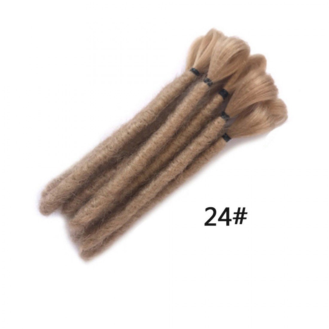 6 Inches Short Handmade Dreadlocks Extensions For men 12 roots/Pack ...